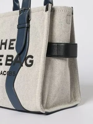 Marc Jacobs Canvas And Leather Tote Bag - Ivory