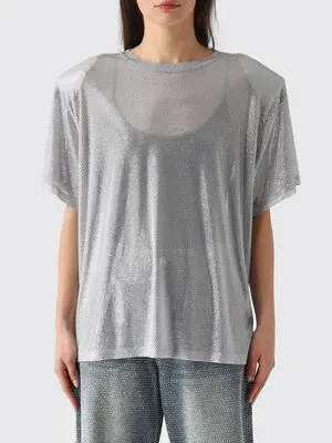 TWENTY FOURHAITCH Mesh Top With Rhinestones