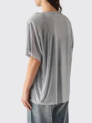 TWENTY FOURHAITCH Mesh Top With Rhinestones