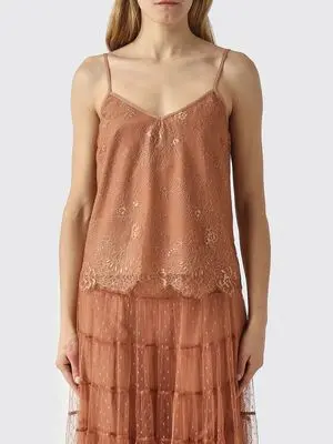 TWINSET Lace Camisole With V-neck And Strappy Design