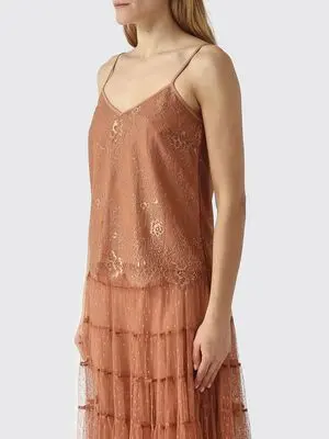 TWINSET Lace Camisole With V-neck And Strappy Design
