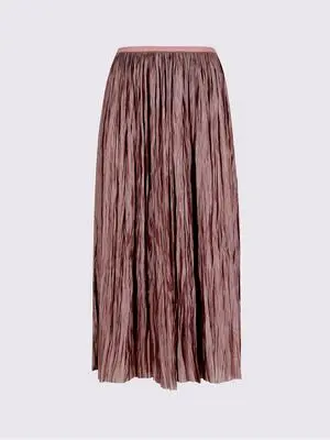 ROBERTO COLLINA Pleated Polyester Midi Skirt