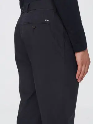 Emporio Armani Slim Fit Cotton Pants - Blue