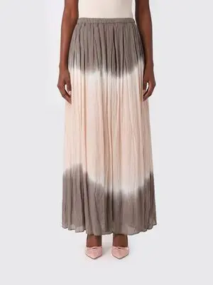 ROBERTO COLLINA Roberto Collina Pleated Maxi Skirt Mud