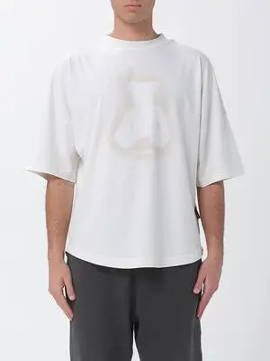 Palm Angels Cotton T-shirt With Logo - White