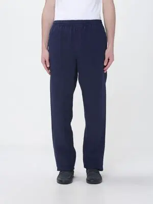 Aspesi Wide-leg Linen Trousers - Blue