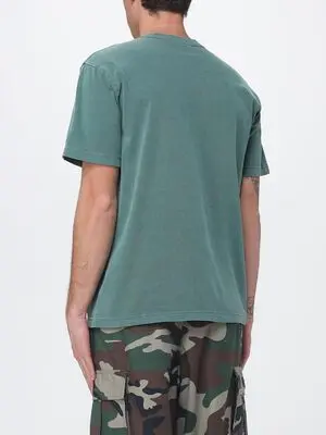 Obey Cotton T-shirt With Logo - Green
