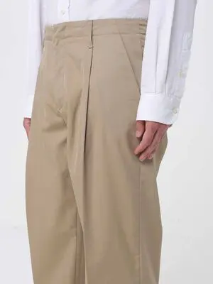 DONDUP Cotton Wide-leg Trousers - Brown