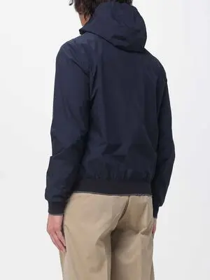MOORER Technical Fabric Bomber Jacket - Blue