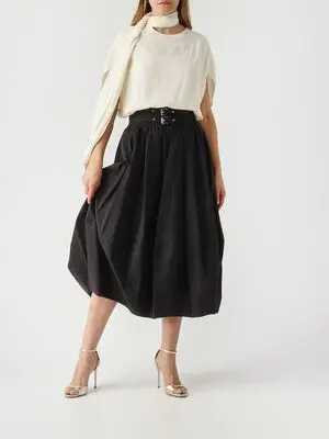 MEIMEIJ Draped Top With Tie Detail