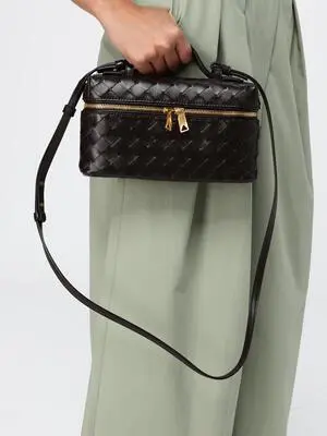 Bottega Veneta Intrecciato Calfskin Leather Mini Handbag - Brown