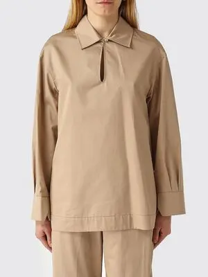 Max Mara Cotton Poplin Blouse - Camel