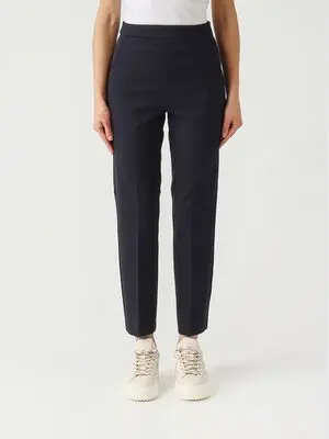 Max Mara Slim Fit Jersey Trousers - Navy