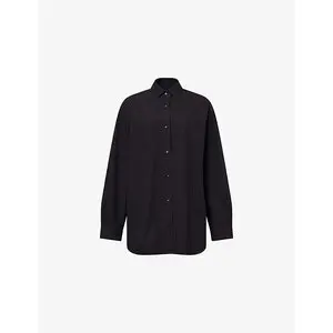 AGOLDE X Maria Mcmanus A-line Cotton Poplin Shirt - Black