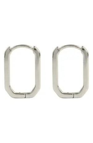 Argento Vivo U-hoop Earrings - Silver