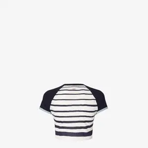 Fendi Cropped Cotton Jersey T-shirt