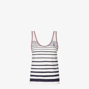 Fendi Striped Cotton Jersey Top