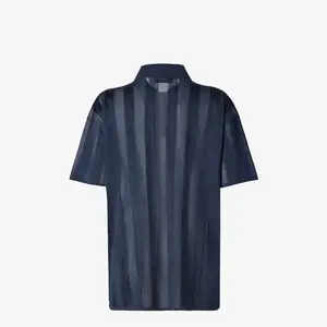 Fendi Silk And Cotton Yarn Polo Shirt