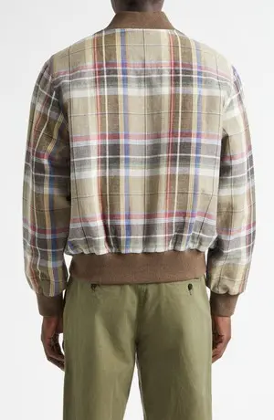 NOAH Wool & Linen Varsity Jacket