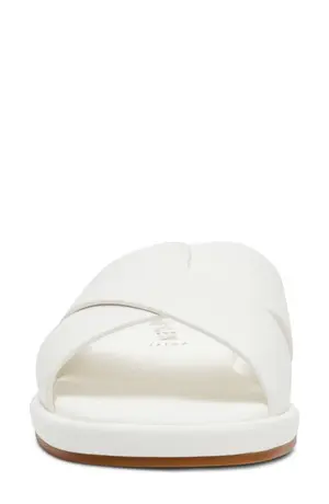 Anne Klein Khloe Crossover Strap Slide Sandal