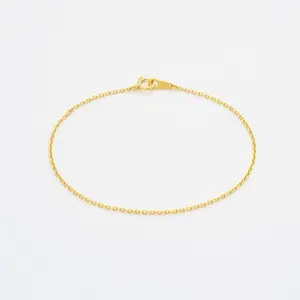 7879 Diamond Cut Cable Chain Bracelet - Platinum