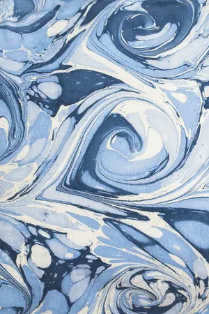 INNER CHILD Wave Hand-marbled Square Pillowcover Only