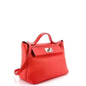 Hermès 24/24 Bag Togo With Swift 29 - Red