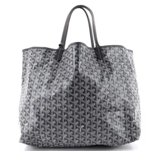 Goyard Saint Louis Tote Coated Canvas Gm - Grey