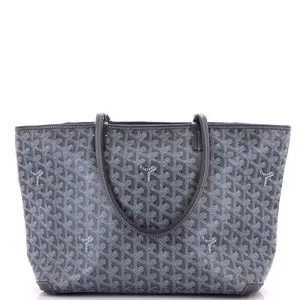Goyard Artois Tote Coated Canvas Pm - Grey