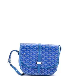Goyard Belvedere Ii Messenger Bag Coated Canvas Pm - Blue