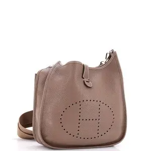 Hermès Evelyne Bag Gen Iii Clemence Pm - Grey