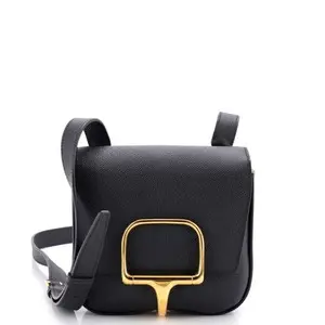 Hermès Della Cavalleria Shoulder Bag Epsom Mini - Black