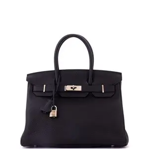 Hermès Birkin Handbag Black Togo 30 Black