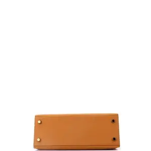 Hermès Kelly Handbag Epsom With Gold Hardware 25 - Brown