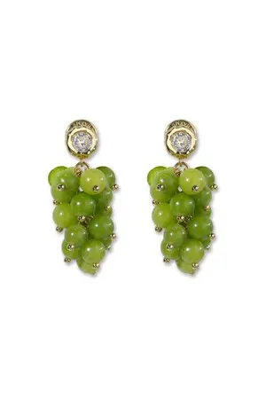 CLASSICHARMS Olivia Cascade Peridot Drop Earrings