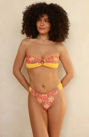 DIPPIN DAISY'S Disco Bandeau Bikini Top - Fiesta