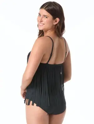 COCO REEF C-cup Fringe Underwire One Piece Swimsuit