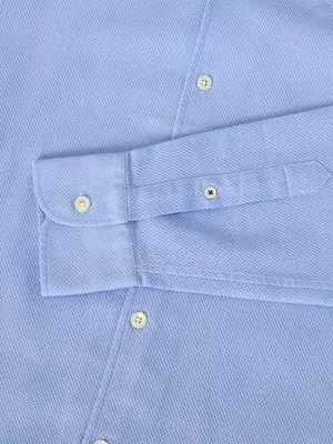 Robert Talbott Morgan Giro Inglese Shirt - Blue