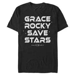 PROJECT HAIL MARY Grace Rocky Save Stars Short Sleeve Graphic T-shirt