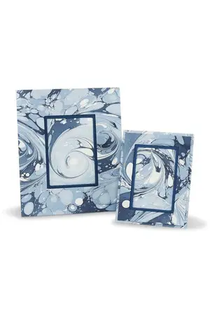 INNER CHILD Hand-marbled Picture Frame4x6 - Ocean Wave