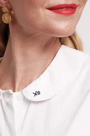 FRANCES VALENTINE Louise Collar Shell