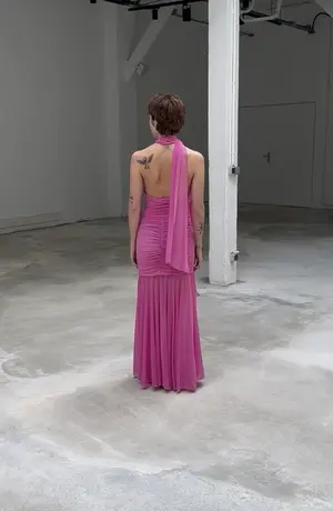SAEMDI Dali Halterneck Mermaid Dress