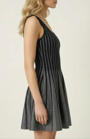 MODENAIRE Sleeveless Knit Mini Dress