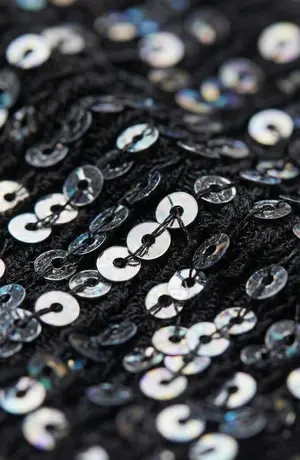 MODENAIRE Sequin Midi Pencil Skirt