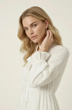 MODENAIRE Boho Mini Dress