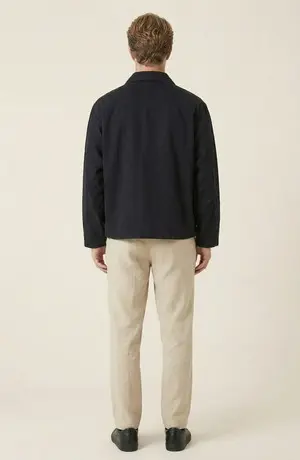 MODENAIRE Embroidered Zip Front Jacket