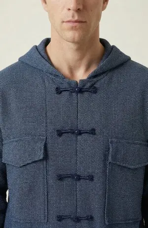 MODENAIRE Toggle Closure Hooded Jacket
