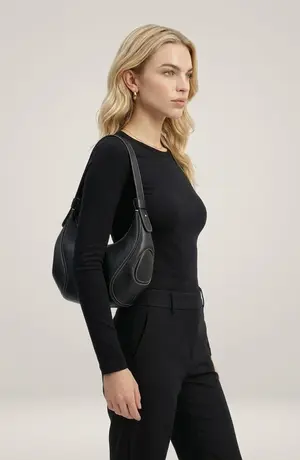 MODENAIRE Curved Shoulder Bag