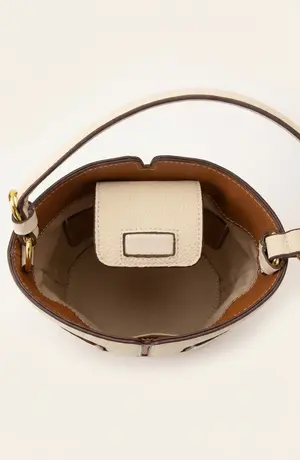 MODENAIRE Structured Mini Bucket Bag