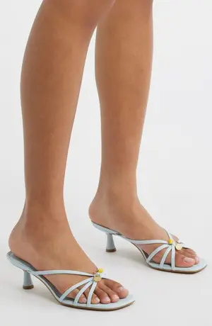 Bp. Kitten Heel Slide Sandal - Blue Ice